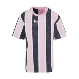 Karl Kani T-Shirt »Herren KM242-005-2 Retro Washed Stripe Tee« 1 Stk. tlg. rose/grey/white M M Vielseitige T-Shirts fuer jeden Anlass