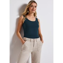 Street One Tanktop &raquo;Style Anni&laquo; mit Stretchanteil tide blue 38 38 Top f&uuml;r Damen von Street One