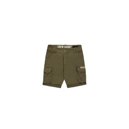 Alpha Industries Herren Shorts &raquo;Crew Short&laquo; gr&uuml;n 30, Normalgr&ouml;&szlig;en