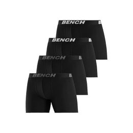 Bench. Herren Boxer &raquo;Boxershorts f&uuml;r Herren&laquo; Packung, 4 Stk. Unterhose mit l&auml;ngerer Beinform aus Baumwollmischung schwarz S (4), 4 Stk.