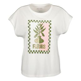 Blue Seven T-Shirt &raquo;T-Shirt&laquo; 1 Stk. 0001 - WEISS 40 40 Das Oberteil von Blue Seven liegt sanft an und betont vorteilhaft die weibliche Silhouette