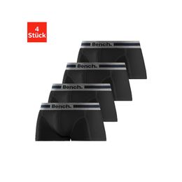 Bench. Herren Hipster Packung, 4 Stk. knapp sitzende Boxershorts aus Baumwollmischung grau M, 4 Stk.