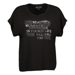 Blue Seven T-Shirt &raquo;T-Shirt&laquo; 1 Stk. 9990 - SCHWARZ 48 48 Das Oberteil von Blue Seven liegt sanft an und betont vorteilhaft die weibliche Silhouette