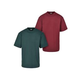 Urban Classics T-Shirt &raquo;Herren Tall Tee 2-Pack&laquo; 1 Stk. redwine+bottlegreen XXL XXL KLARES DESIGN: Minimalistisch und vielseitig kombinierbar