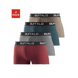 Buffalo Herren Boxer &raquo;Boxershorts f&uuml;r Herren&laquo; Packung, 4 Stk. aus Baumwoll-Mix bunt S, 4 Stk.