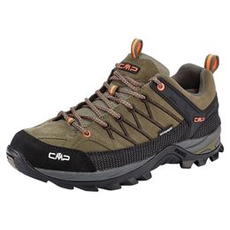 CMP Wanderschuh &raquo;RIGEL LOW WP TREKKING SHOES&laquo; wasserdicht OLIVE-FLAME 40 40 Funktionaler Wanderschuh von CMP mit Schn&uuml;rung