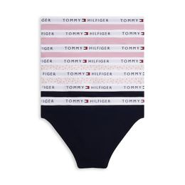 Tommy Hilfiger Underwear Bikinislip »7PK BIKINI PRINT« Packung, 7er, 7 Stk. mit Logobund Mystic Orchid/Geo/Des Sky 152/158 - 7 Stk. 7 Stk. 152/158...