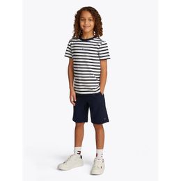 Tommy Hilfiger Jungen T-Shirt & Shorts &raquo;ESSENTIAL SET&laquo; Set, 2er, 2 Stk. mit Logoschriftzug blau 80