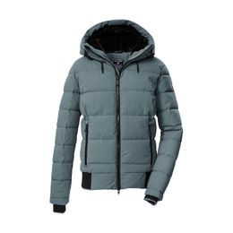 Killtec Steppjacke &raquo;KOW 12 WMN QLTD JCKT&laquo; graublau 40 40 Damen Winter Steppjacke mit regulierbarer Kapuze