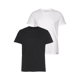 Lee T-Shirt Set, 2 Stk. in schmaler Passform schwarz, weiß L L Im schlichten Design