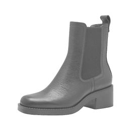 Tamaris Stiefelette &raquo;Stiefelette Leder/Textil&laquo; Schwarz 39 39 Verschluss: Schlupfschuh