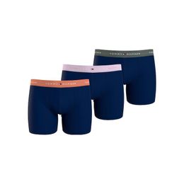 Tommy Hilfiger Underwear Boxershorts &raquo;3P BOXER BRIEF WB&laquo; Packung, 3er-Pack, 3 Stk. mit kontrastfarbenem Logobund Summer Sun/Pearly Pink/Stonewash M...