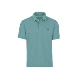 TRIGEMA Poloshirt »Poloshirt DELUXE Piqué« 1 Stk. seegras M M DELUXE-Piqué-Qualität