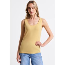 Street One Tanktop &raquo;Style Anni&laquo; mit Stretchanteil buttercream yellow 44 44 Top f&uuml;r Damen von Street One