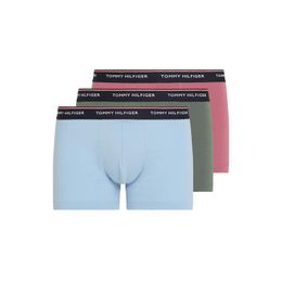 Tommy Hilfiger Underwear Trunk &raquo;3P TRUNK&laquo; Packung, 3er-Pack, 3 Stk. mit Logo-Elastikbund Well Water/Stonewash/Metro Mauve S (48) - 3 Stk. 3 Stk. S...