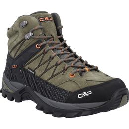 CMP Wanderschuh &raquo;RIGEL MID WP TREKKING SHOES&laquo; wasserdicht OLIVE-FLAME 45 45 Hochwertiger Wanderschuh von CMP mit Schn&uuml;rung