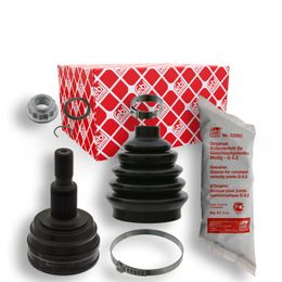 febi bilstein Gelenksatz, Antriebswelle vorne rechts links mit Fett f&uuml;r SKODA VW SEAT AUDI 1J0498099 1J0498099A 1J0498099AX 33252