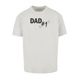 Merchcode T-Shirt &raquo;Herren Fathers Day - Dad number 1 Heavy Oversize Tee&laquo; 1 Stk. tlg. lightasphalt XS XS Vielseitige T-Shirts f&uuml;r jeden Anlass