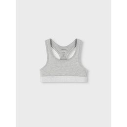 name it Kinder Bustier &raquo;NKFSHORT &ndash; Bralette im 2er-Set mit Ringerr&uuml;cken&laquo; Packung, 2 Stk. unifarben, casual, k&ouml;rpernah, Baumwolle pink