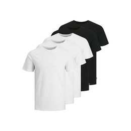 Jack & Jones Jack & Jones Damen T-Shirt &raquo;JJEORGANIC BASIC TEE SS O-NE 5PK MP NOOS&laquo; Packung, 5er-Pack, 5 Stk. schwarz-wei&szlig; L