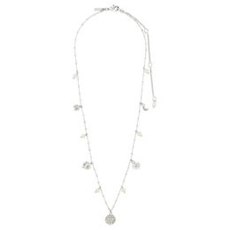 Pilgrim Kette 'Mylan' Damen Größe One Size silber / transparent / perlweiß