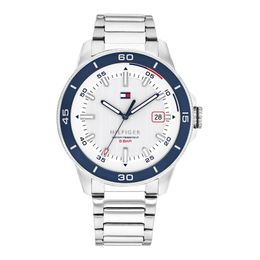 Tommy Hilfiger Uhr 'REMY' Herren Gr&ouml;&szlig;e One Size blau / silber