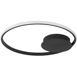 NOVA LUCE LED Deckenleuchte "FULINE", schwarz, 1, &Oslash; 50cm H: 5cm, 1 Stk., Leuchten, LED Deckenleuchte