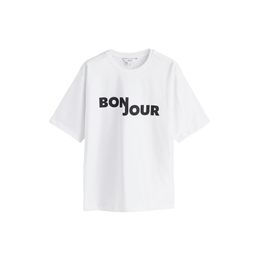 next Oversized Shirt 'Bonjour' female White size XL