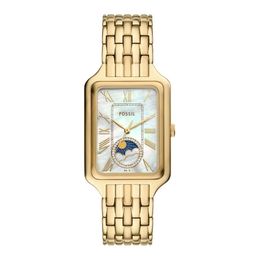 Fossil Analog Watch female Gold size One Size