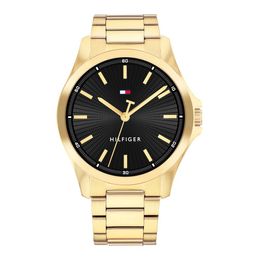 Tommy Hilfiger Uhr 'BRUCE' Herren Gr&ouml;&szlig;e One Size gold / schwarz