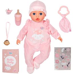 Babypuppe Baby Born "Annabell 43 cm", rosa, Puppen, Baby