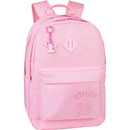 Freizeitrucksack McNeill "Scout 17", Stitch", Kinder, Gr. B/H/T: 37cm x 48cm x 7cm, stitch pink, Polyester, Rucksäcke Freizeitrucksack