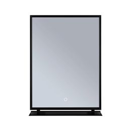 Paulmann LED Wandleuchte "Spiegel Miro eckig IP44 11W 450x600 230V", silber (silberfarben, schwarz), 1, H: 62cm, Leuchten, TunableWhite, Spiegel, LED Badleuchte Spiegel mit Beleuchtung