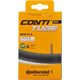 Fahrradschlauch Prophete "Continental", schwarz, Fahrradschl&auml;uche, 48mm, Autoventil (AV), 27,5 Zoll (69,85cm)