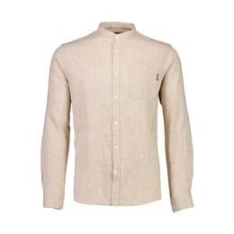 Leinenhemd LINDBERGH "LINDBERGH Leinenhemd", Jungen, Gr. L, Normalgr&ouml;&szlig;en, beige (mid sand), Obermaterial: 55% Leinen, 45% Baumwolle, Hemden