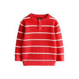 next Pullover Jungen Größe 122 rot / weiß