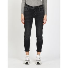 Relax-fit-Jeans Gang "Gang Jeans Relaxed Fit 94AMELIE", Damen, Gr. 26, grau, 89% Baumwolle, 9% Polyester, 2% Elasthan, Jeans