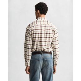 Gant Hemd Herren Gr&ouml;&szlig;e M beige / schoko