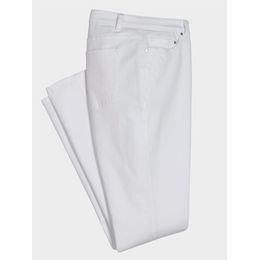 5-Pocket-Jeans Inspirationen, Damen, Gr. 20, Kurzgr&ouml;&szlig;en, wei&szlig;, 98% Baumwolle, 2% Elasthan, unifarben, lang, Jeans 5-Pocket-Jeans