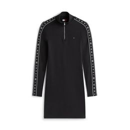 Tommy Jeans Kleid Damen Gr&ouml;&szlig;e 42 schwarz / wei&szlig; Winterkleid