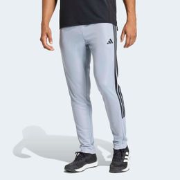 Sporthose adidas Performance "WE ALLSET 3S PT", Damen, Gr. XXL, N-Gr, halo silber, schwarz, Obermaterial: 100% Polyester, Hosen Sporthose