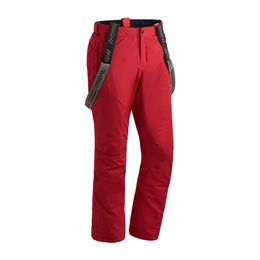Skihose Maier Sports "JOSCHO", Herren, Gr. 46, Normalgrößen, rot, 100% POLYESTER, Hosen Skihose, Herren Schneehose atmungsaktiv und wasserdicht Regular Fit