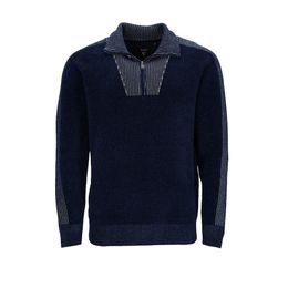 Hajo Sweater 'Chenille' male Blue size 48