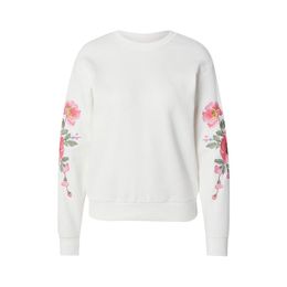 Jacqueline de Yong JDY Sweatshirt 'JDYParis' Damen Gr&ouml;&szlig;e XS goldgelb / dunkelgr&uuml;n / rosa / wei&szlig;