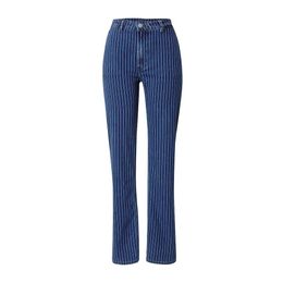 MONKI Jeans Damen Gr&ouml;&szlig;e 40 dunkelblau / wei&szlig;