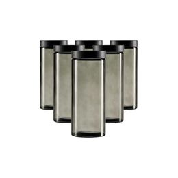 Ritzenhoff & Breker Ritzenhoff & Breker 6er Set Vorratsgl&auml;ser Lumos 1,7 l in grau | Gr.: onesize