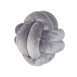 Beliani Dekokissen MALNI in Grau - (W) 20 x (H) 20 x (L) 20 cm | Gr.: onesize