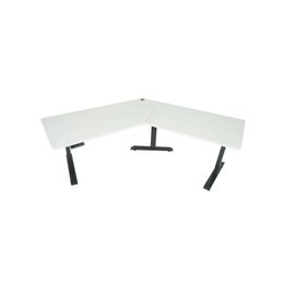 MCW Schreibtisch D40 120&deg;, Wei&szlig;, anthrazit-grau | Gr.: onesize
