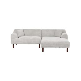Beliani Ecksofa HOLT in Grau/Braun - (W) 241 x (H) 82 x (L) 159 cm | Gr.: onesize