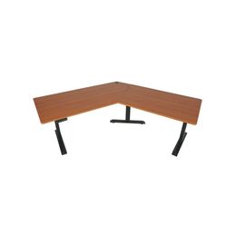 MCW Schreibtisch D40 120&deg;, Natur, schwarz | Gr.: onesize